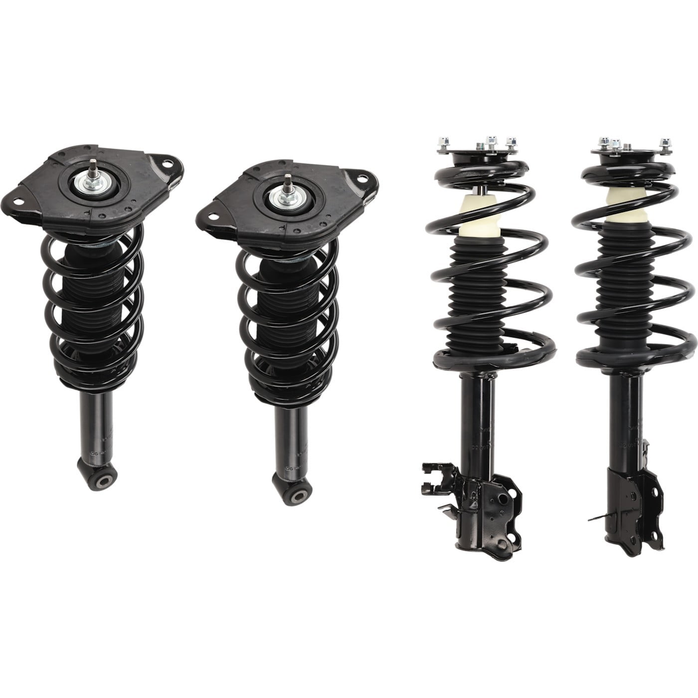 Loaded Strut Set of 4 - Front & Rear Driver Pas, Left, Right - Twin ...