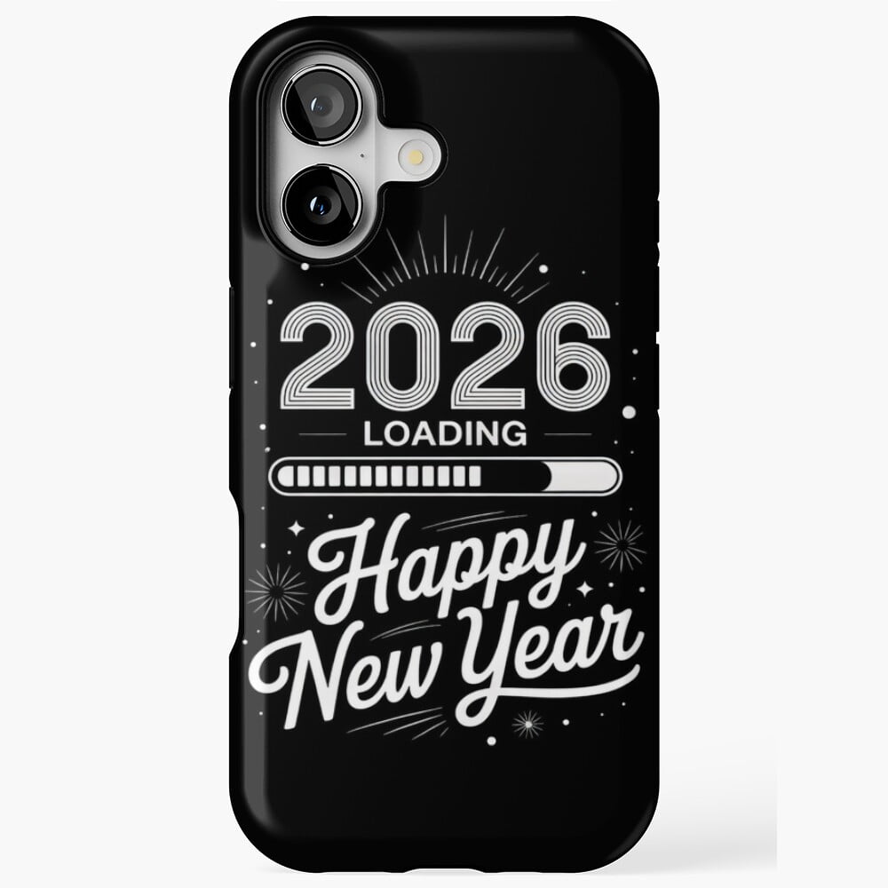 Loading 2026 Funny New Year Celebration Design iPhone 17 to 11 Pro Max ...