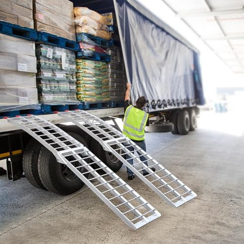 Loading Ramps 2pcs, Foldable Aluminum Ramps for ATV UTV,Portable ...