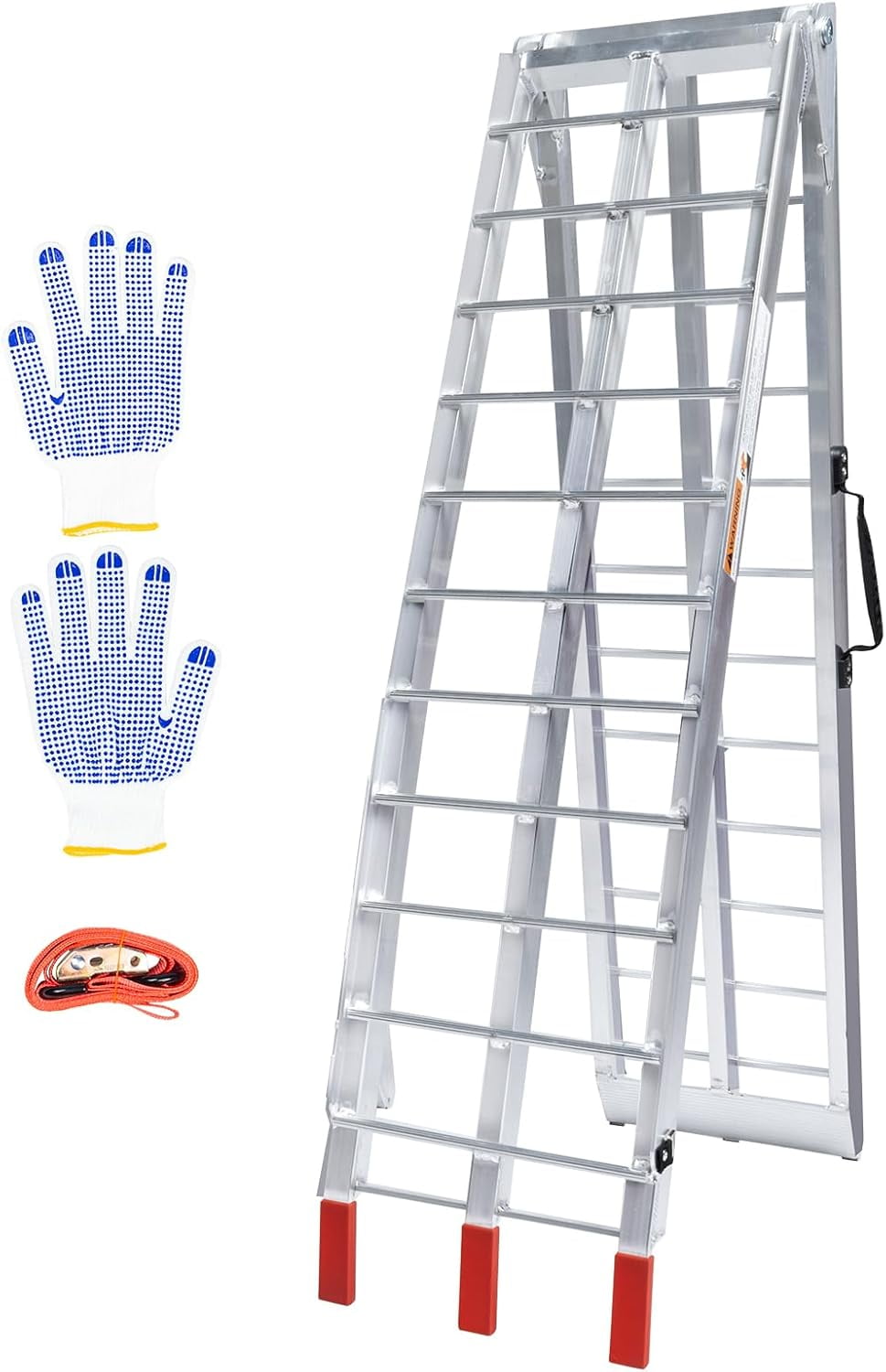 Loading Ramps, 900 lb Capacity Aluminum Folding Motorcycle Ramps for ...