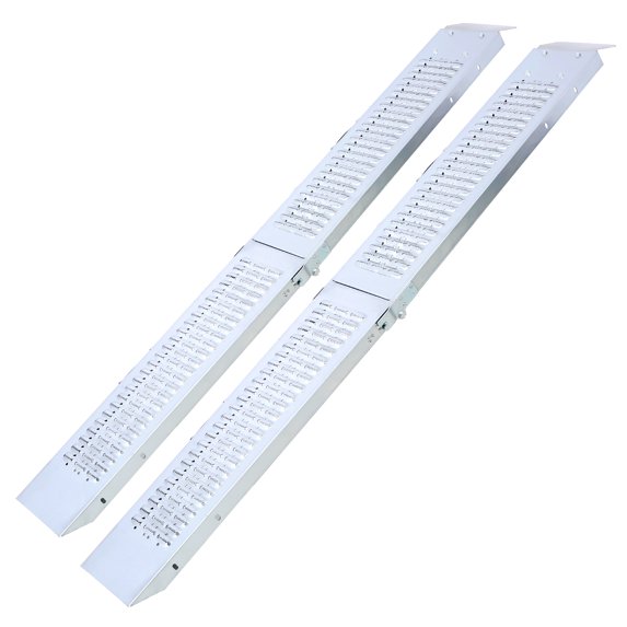 LuckyNote 71” Heavy Duty Folding Ramps, 2 Pack 950 lbs Capacity for ...