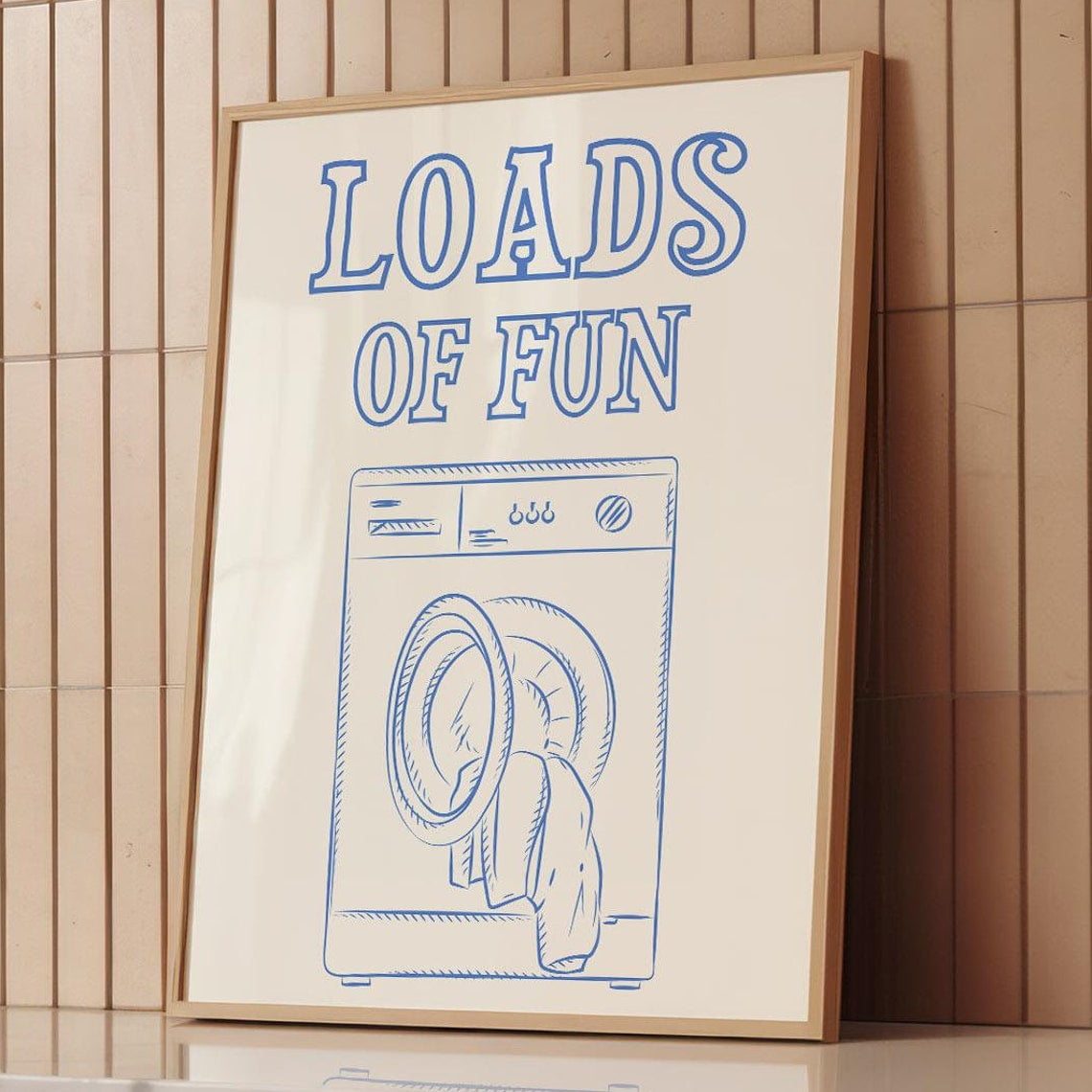 Loads Of Fun Poster, Funny Laundry Print, Cute Laundry Room Decor ...