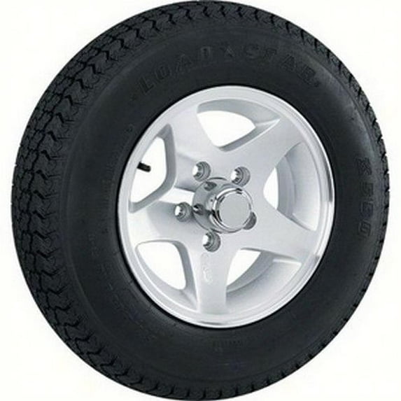 Loadstar 32404 15" ST205/75R-15 KR03 Radial Tire & Aluminum Star Mag ...