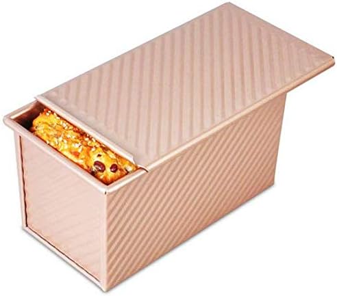 Loaf Pan with Lid Non-stick Box for Home Bread (1 lb dough) - Walmart.com