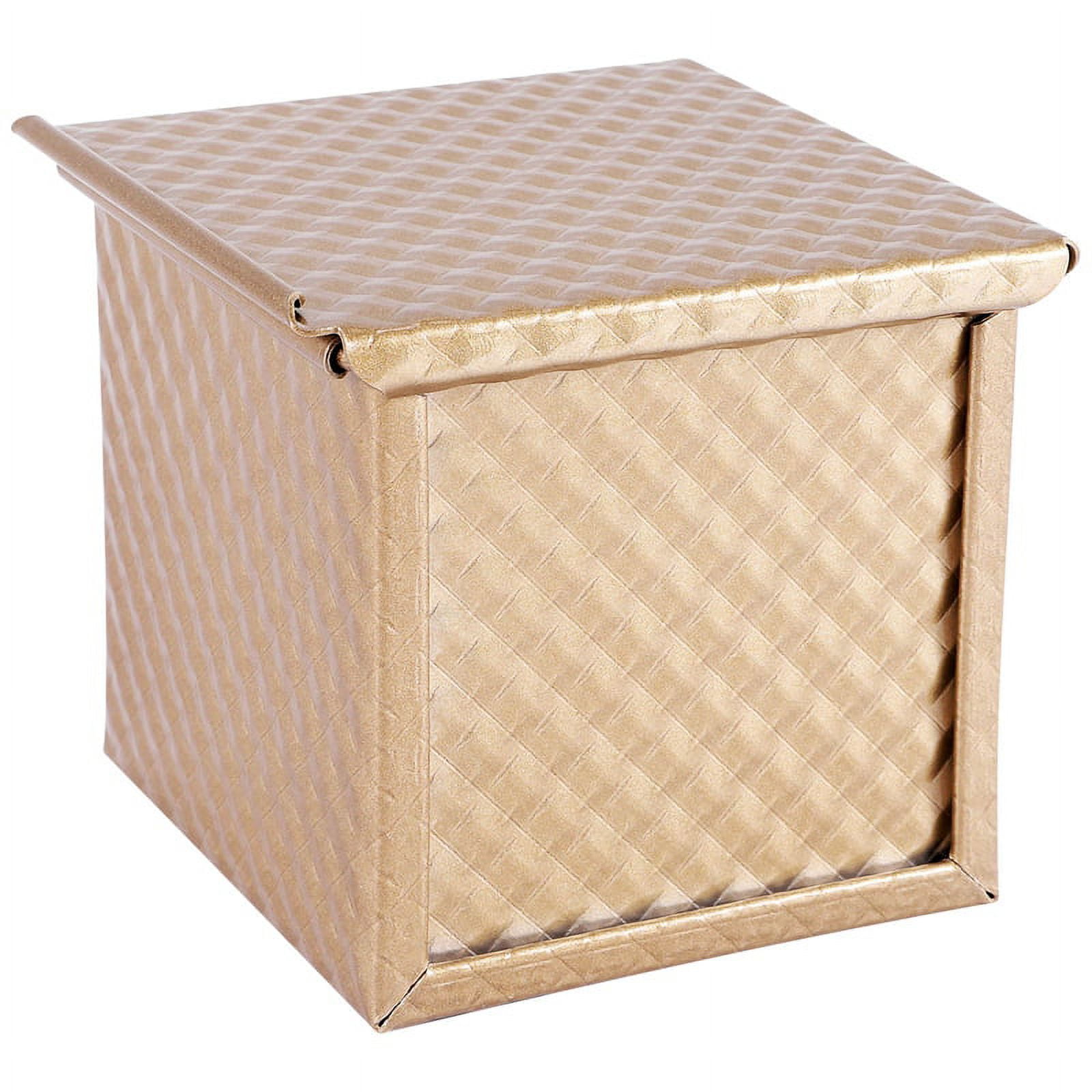 Loaf Tin for Baking,Carbon Steel Non-Stick Toast Box, Bread Toast Mold ...