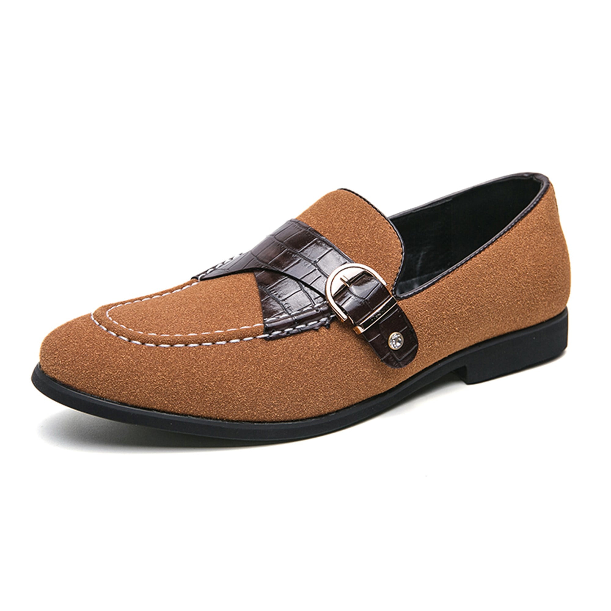 Loafers Soft Top Driving Shoes One Foot Stirrup Flat Bottom Boat Shoes ...