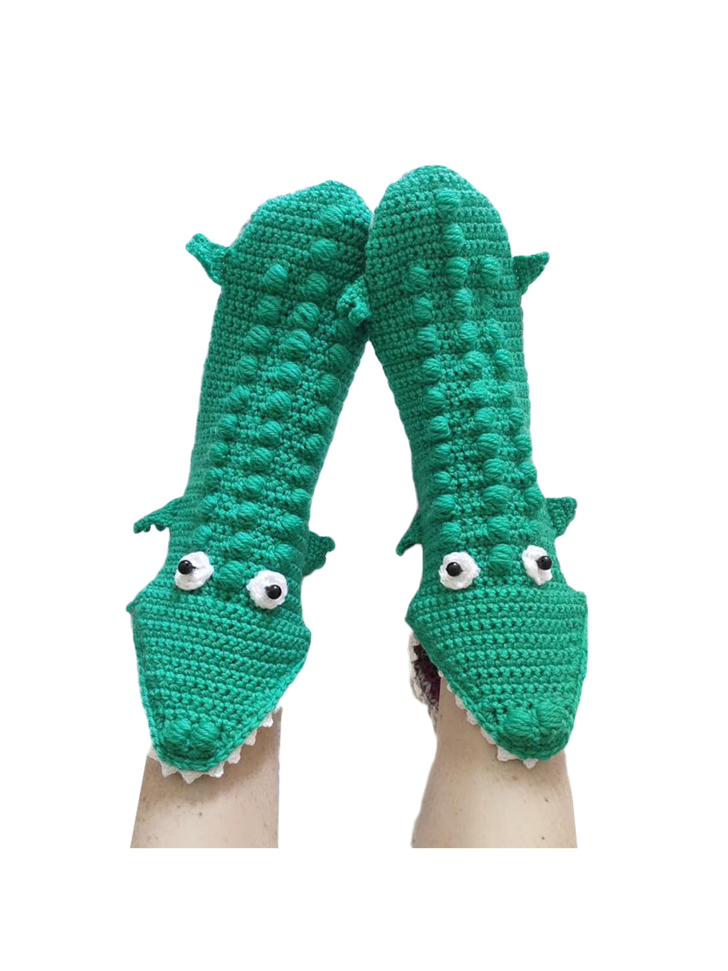 Loalirando Knitted Crocodile Socks 3D Animal Socks Knitting Pattern ...
