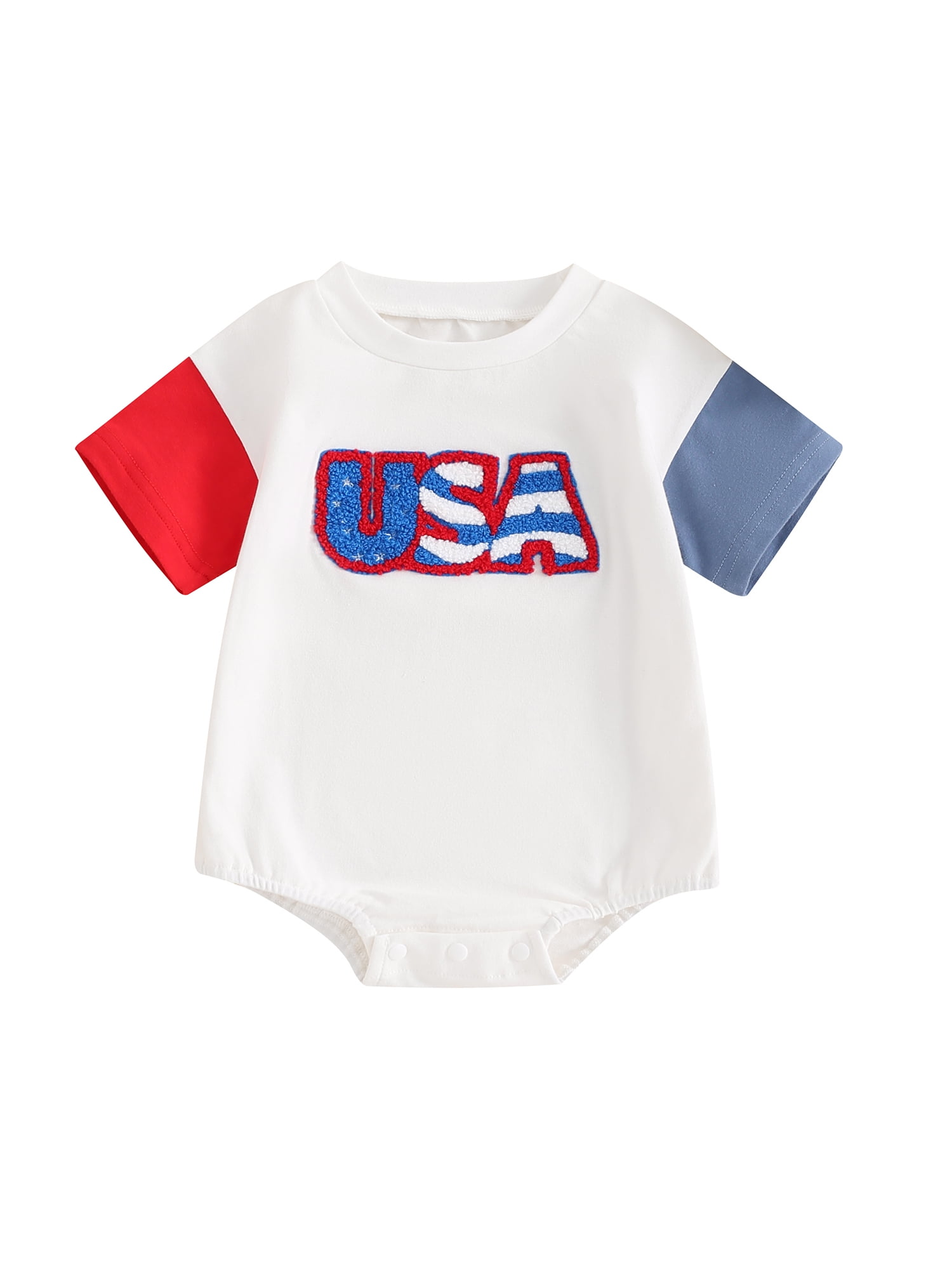 Loalirando Newborn Baby Boy Girls 4th of July Outfit American Flag ...