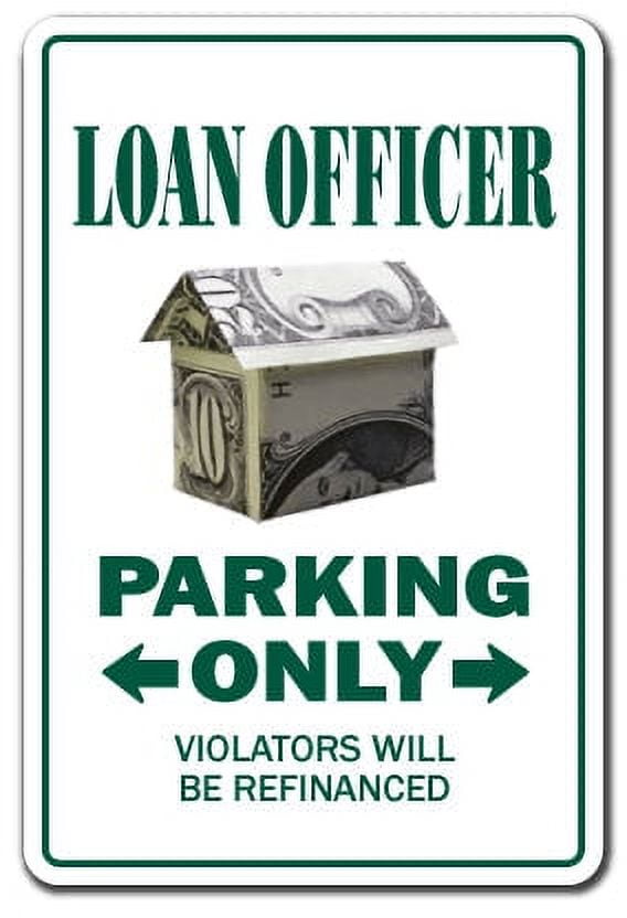 Loan Officer novelty sticker | Indoor/Outdoor | Funny Home Décor for ...