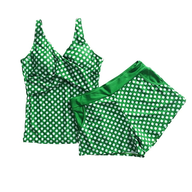 Loasebue Solid Color Bikini Sexy Strap Split Swimsuit Womens