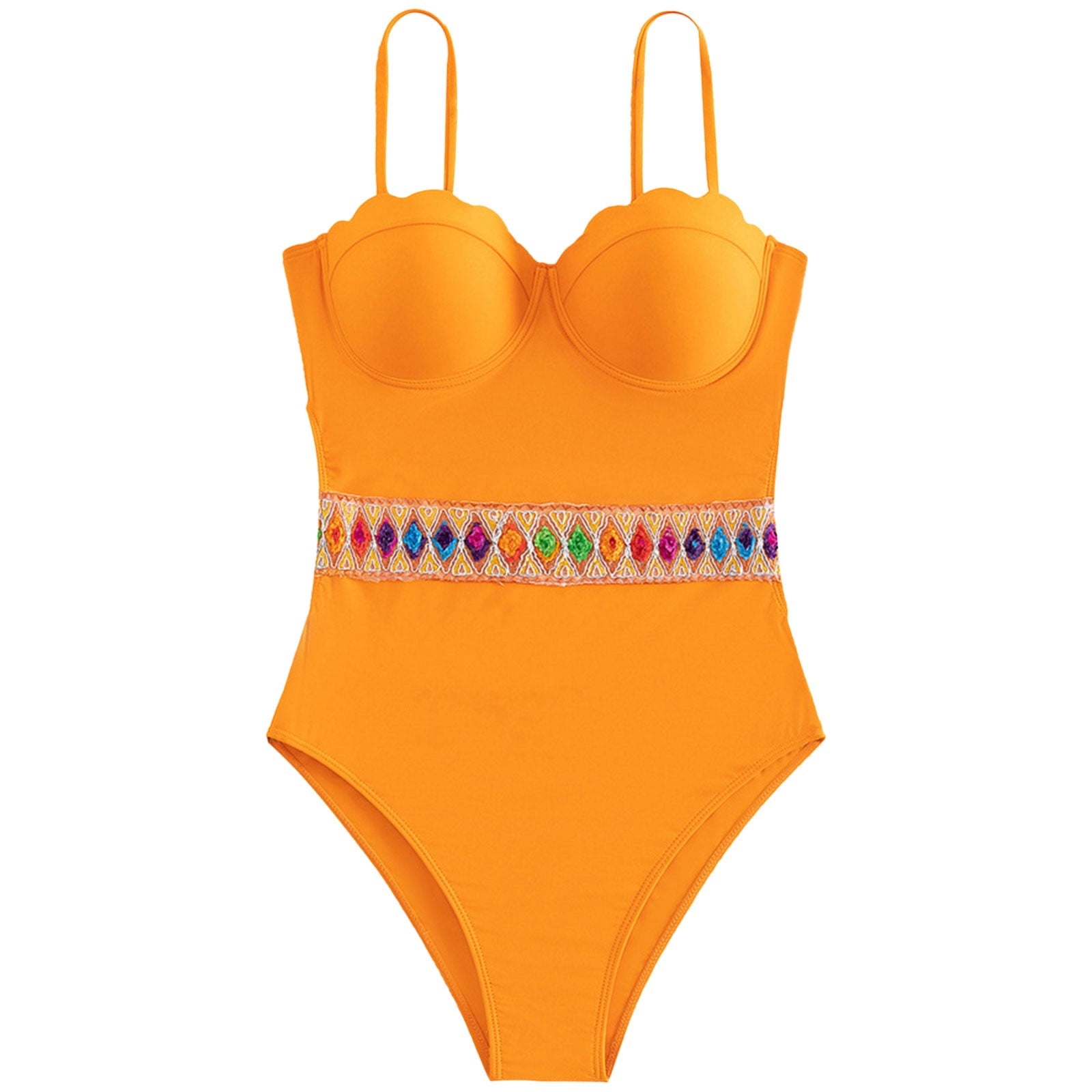Loasebue Womens Swimsuit Gather Hot Spring Swimsuit Sexy Bikini