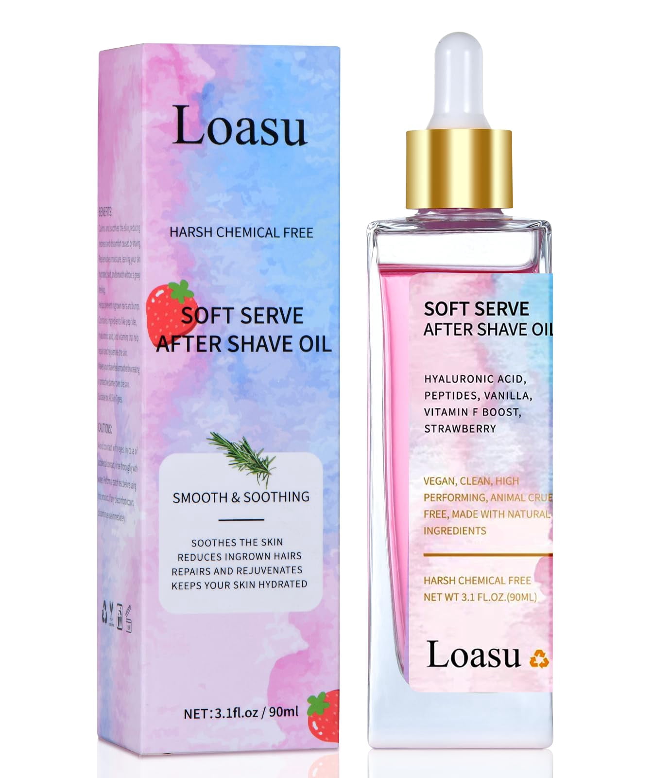 Loasu After Shave Oil YYF14 for Women, Soft Serve After Shave Oil ...