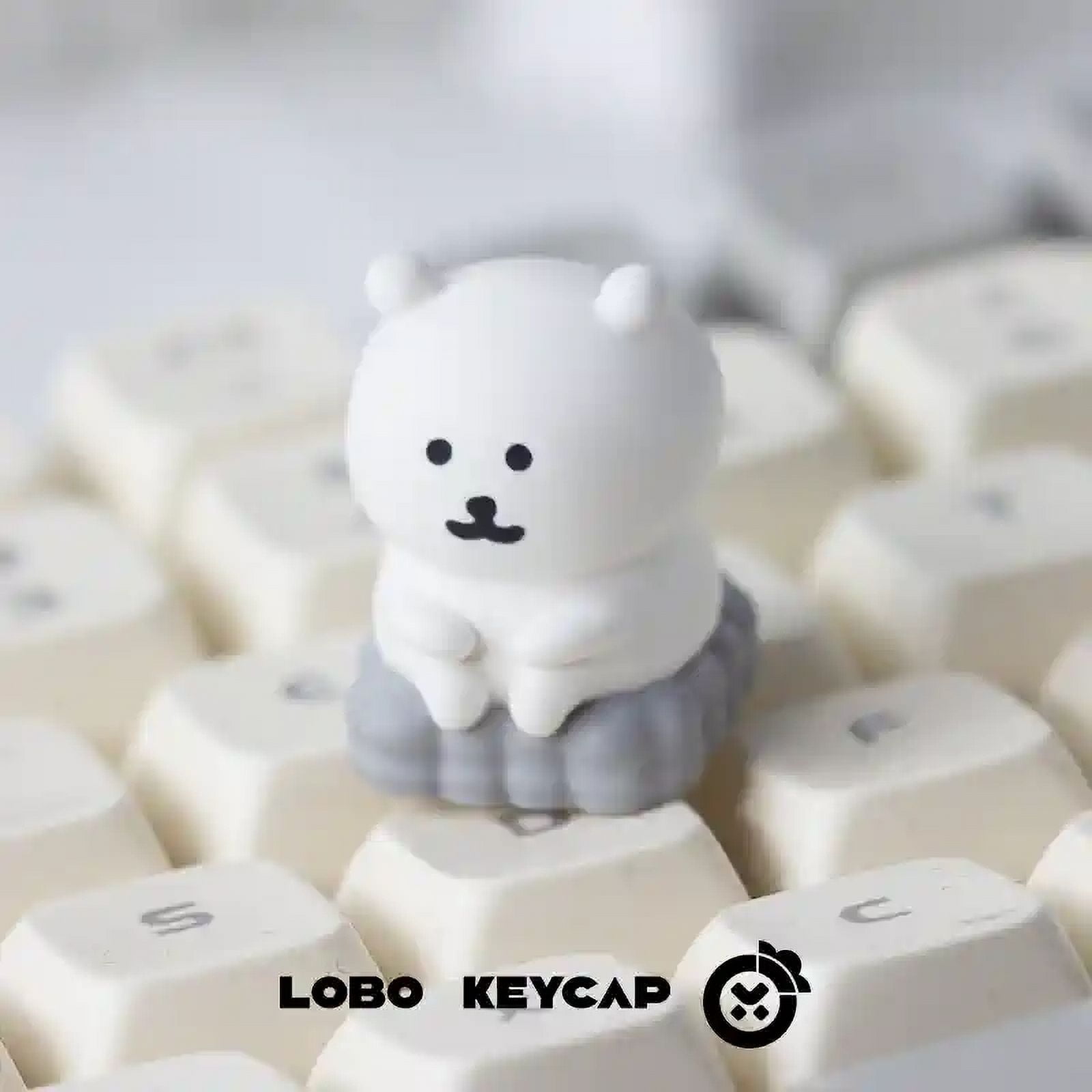 Lobo Keycap Chiikawa Kawaii Action Figures Theme Resin Peripheral Art ...
