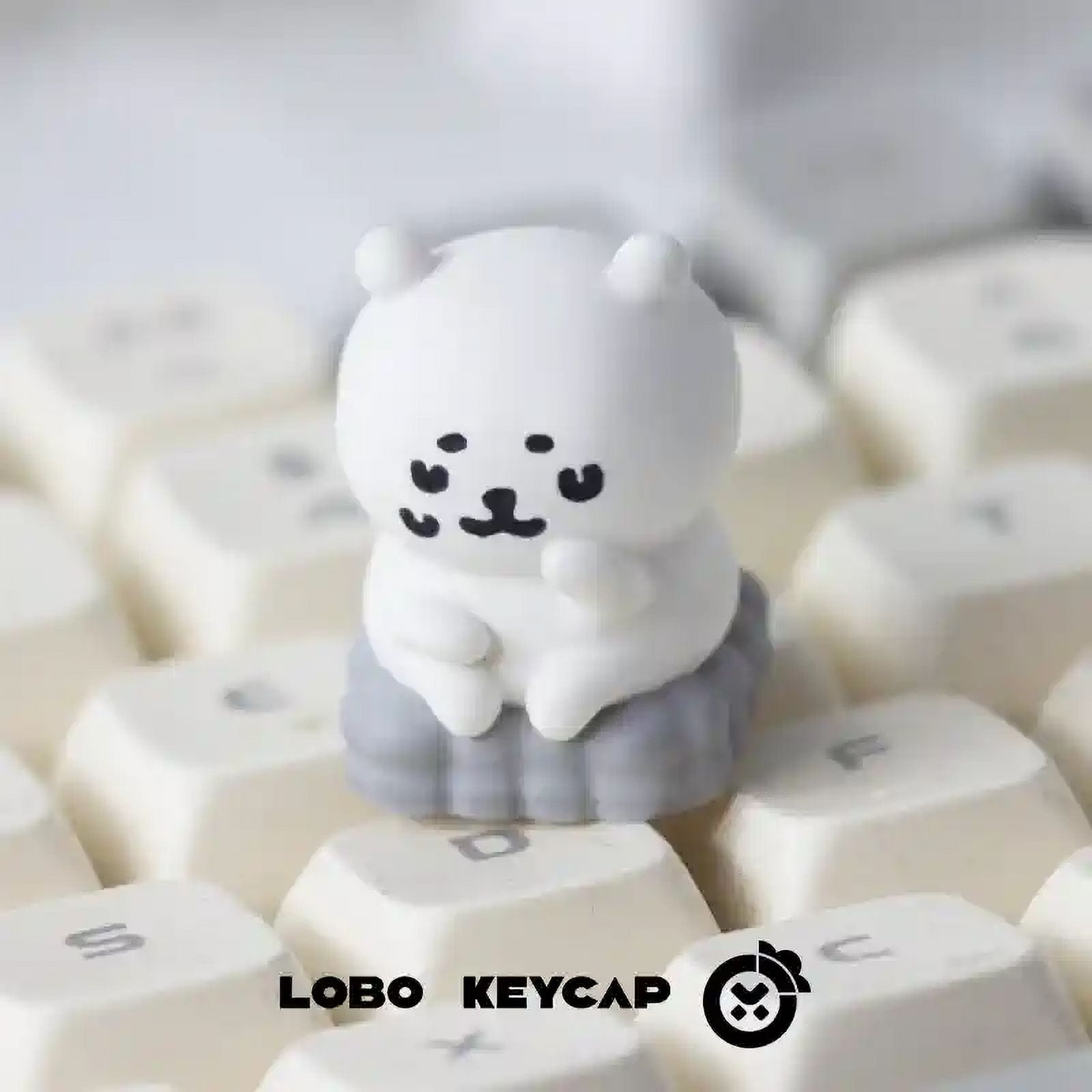 Lobo Keycap Chiikawa Kawaii Action Figures Theme Resin Peripheral Art ...