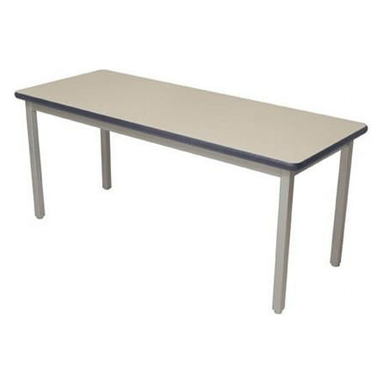 Lobo Tables LOB7100-ABP-25 42 in. x 7 2 in. Fully Welded Lobo Table- Black Frame and Adjustable ...