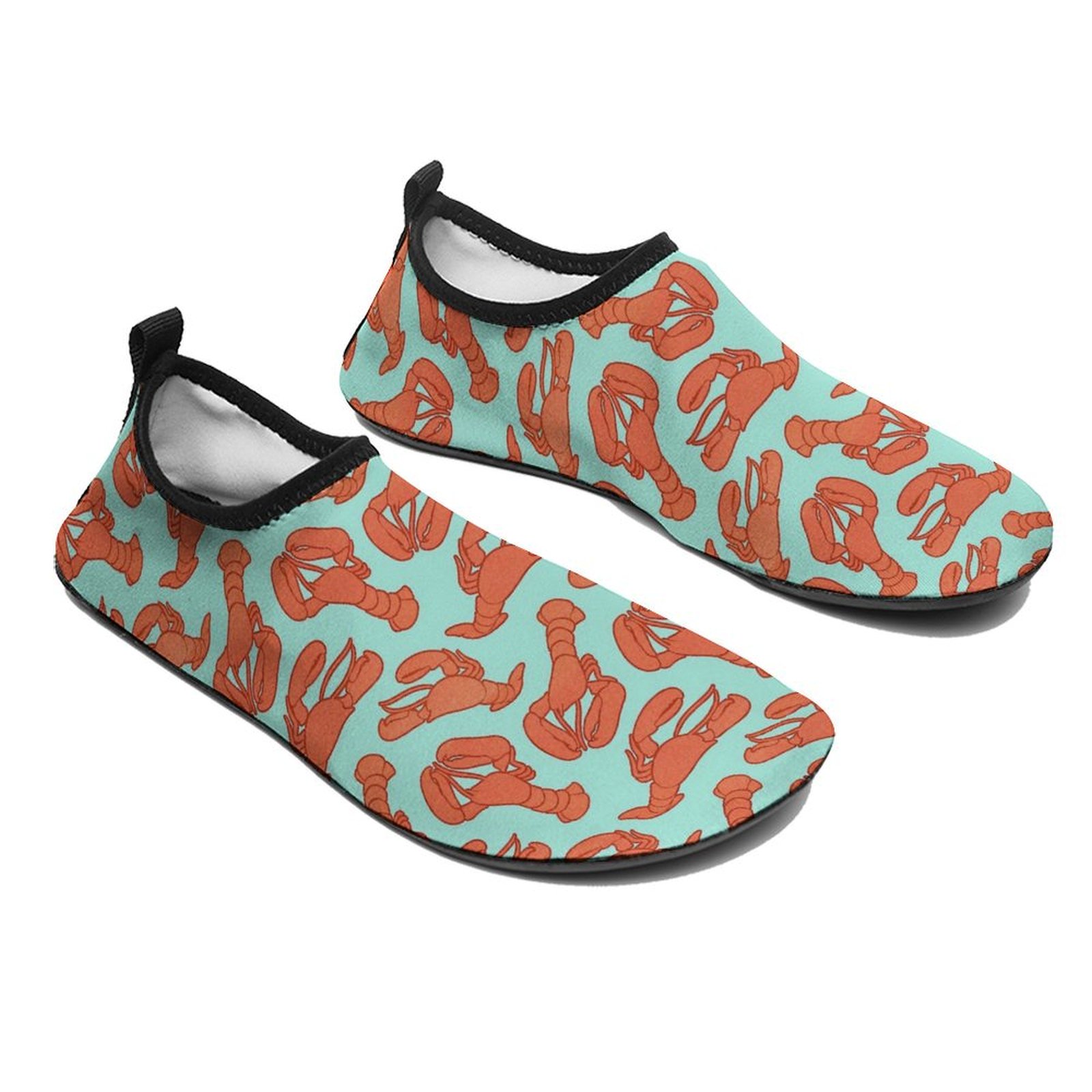 Lobster Addiction Water Shoes Beach Slip-on Shoes for Men Women Swim ...