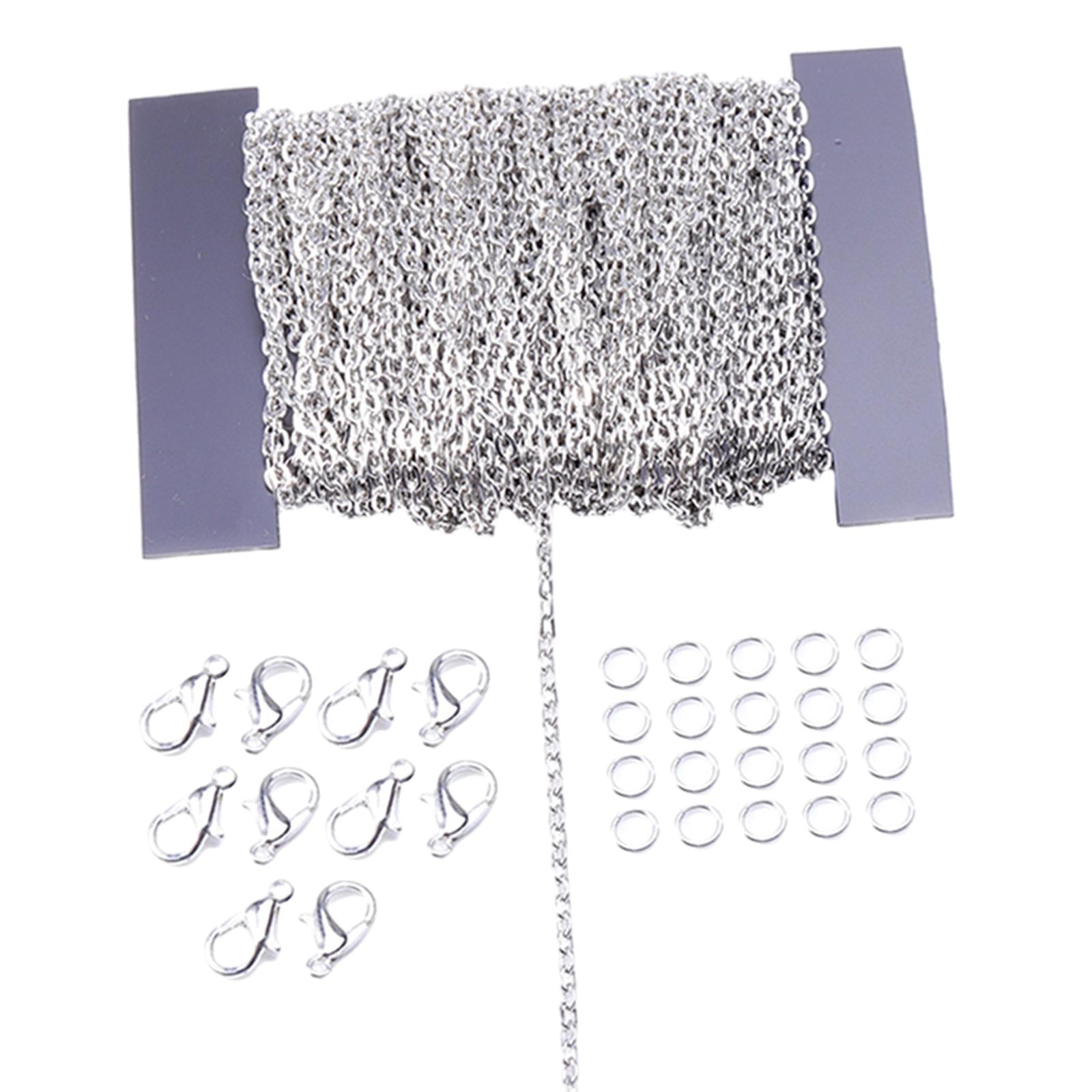 Lobster Claw Clasps Open Jump Rings Durable Chains Metal Tools with ...