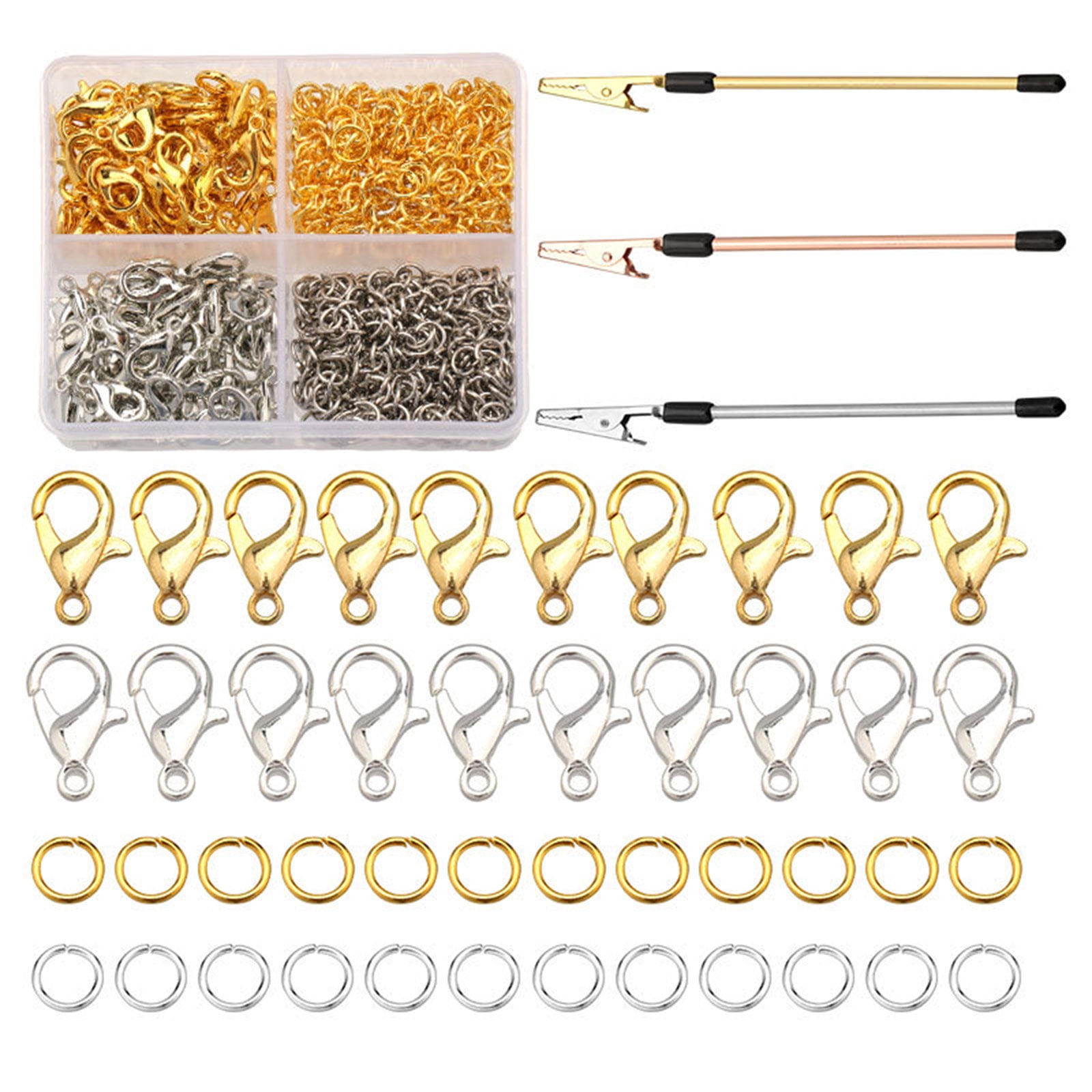 Lobster Claws Clasps And Jump Rings Set with Case Necklace And ...