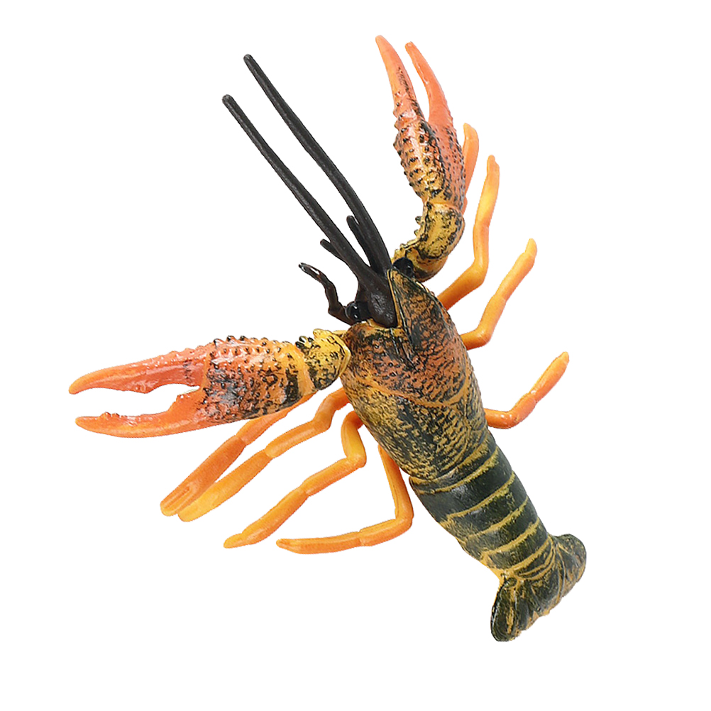 Lobster Figurine Model: Kids Ocean Model Educational Lobster Vivid ...