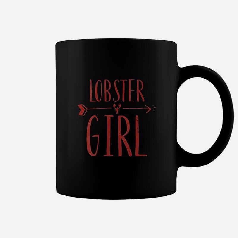 Lobster Girl Funny Maine Lobster Red Coffee Mug - Walmart.com
