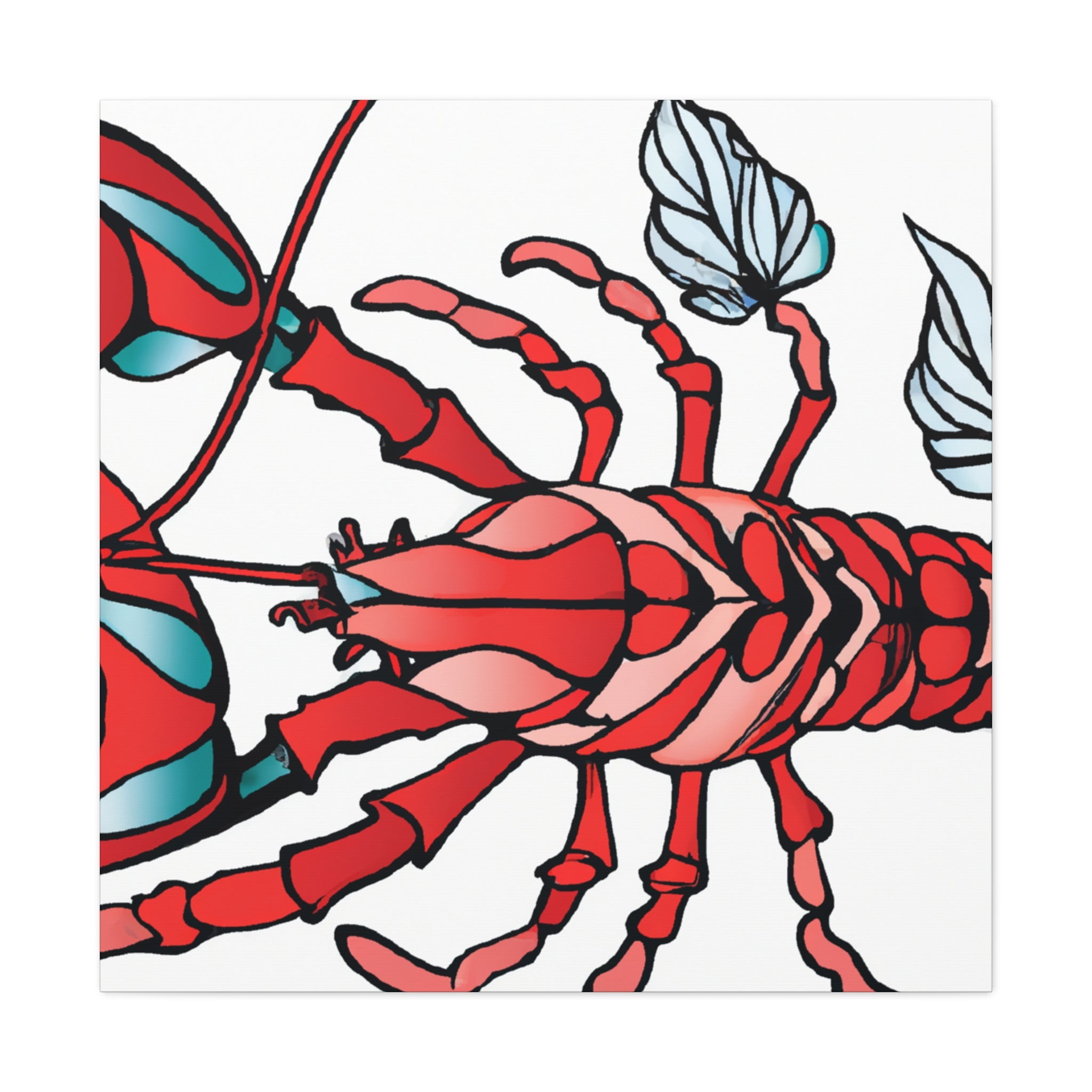 Lobster Luxury Lavish - Canvas - Walmart.com