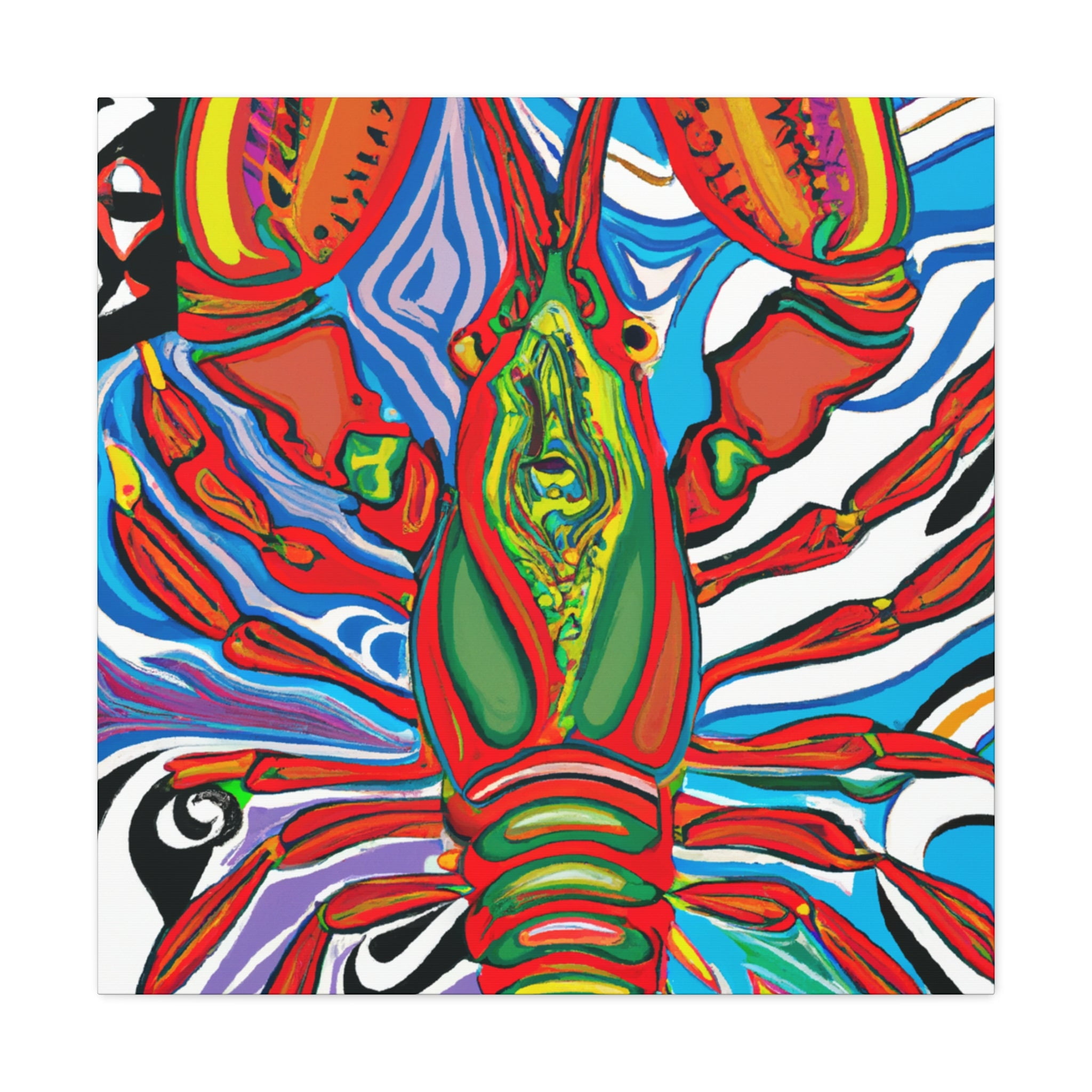 Lobster Technicolor Dream - Canvas - Walmart.com