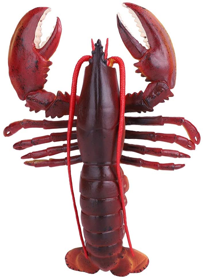 Lobster Toy, Simulation Soft Plastic Lobster Model Seafood Restaurant ...