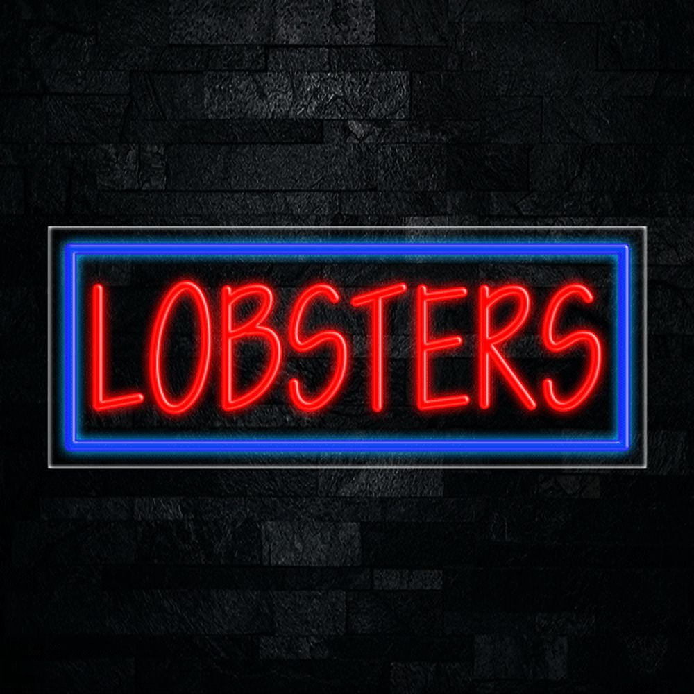 Lobsters LED Neon Sign 30"L x 12"H #31439 - Walmart.com