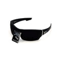 Loc Men's Hardcore Gloss Black Wrap 63mm Sunglasses, Hip Hop Gangster ...