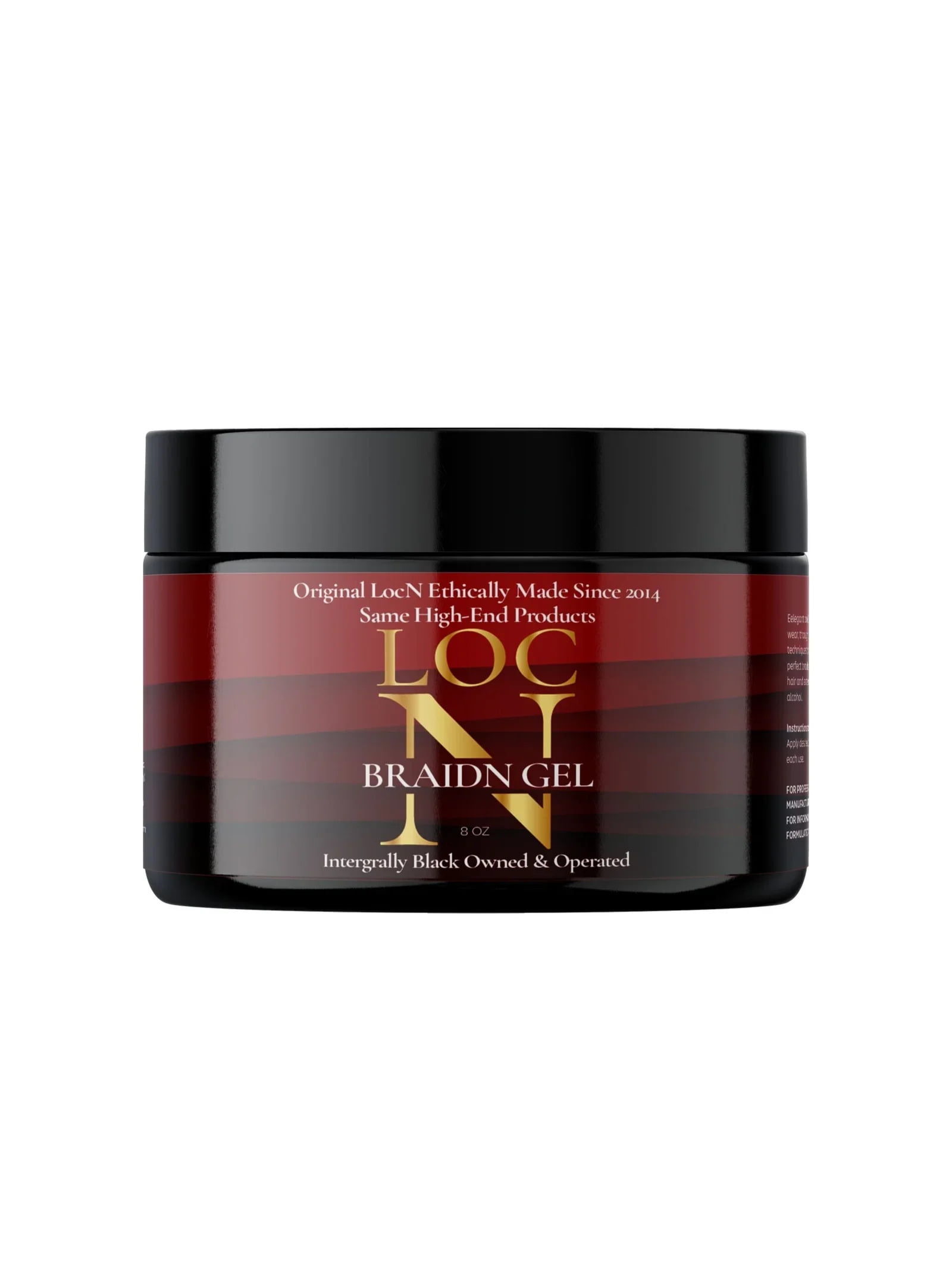 Loc 'N Braiding Gel, Hair Gel 8 oz, Hair Gel, Frizz Control, All Hair ...