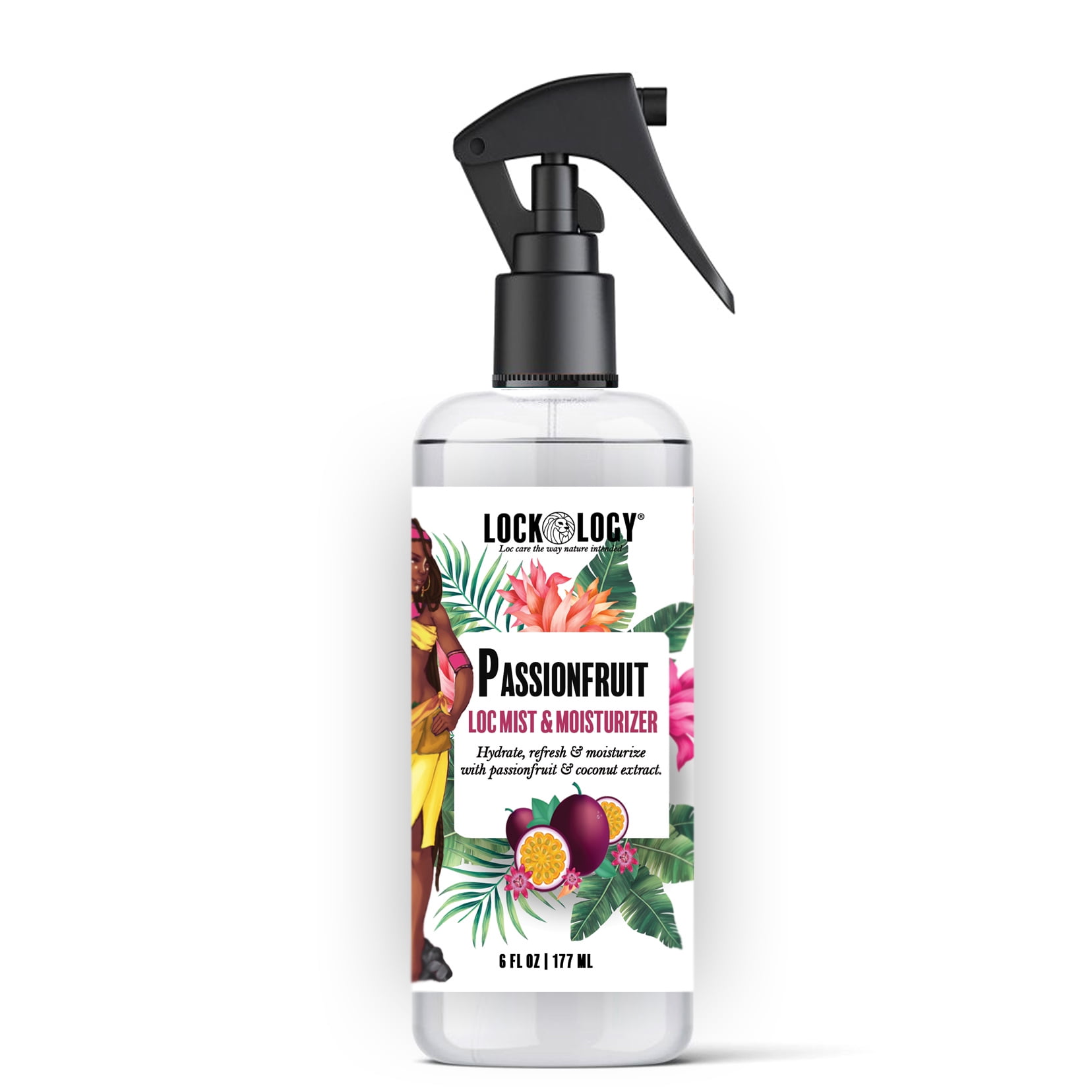 Lockology Loc Moisturizer Spray for Dreads with Coconut & Passionfruit ...