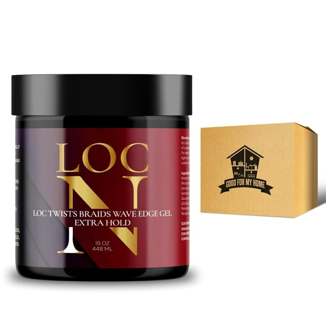 Loc Twists Braids Wave Edge Gel Extra Hold - Lemongrass Scent | Perfect ...