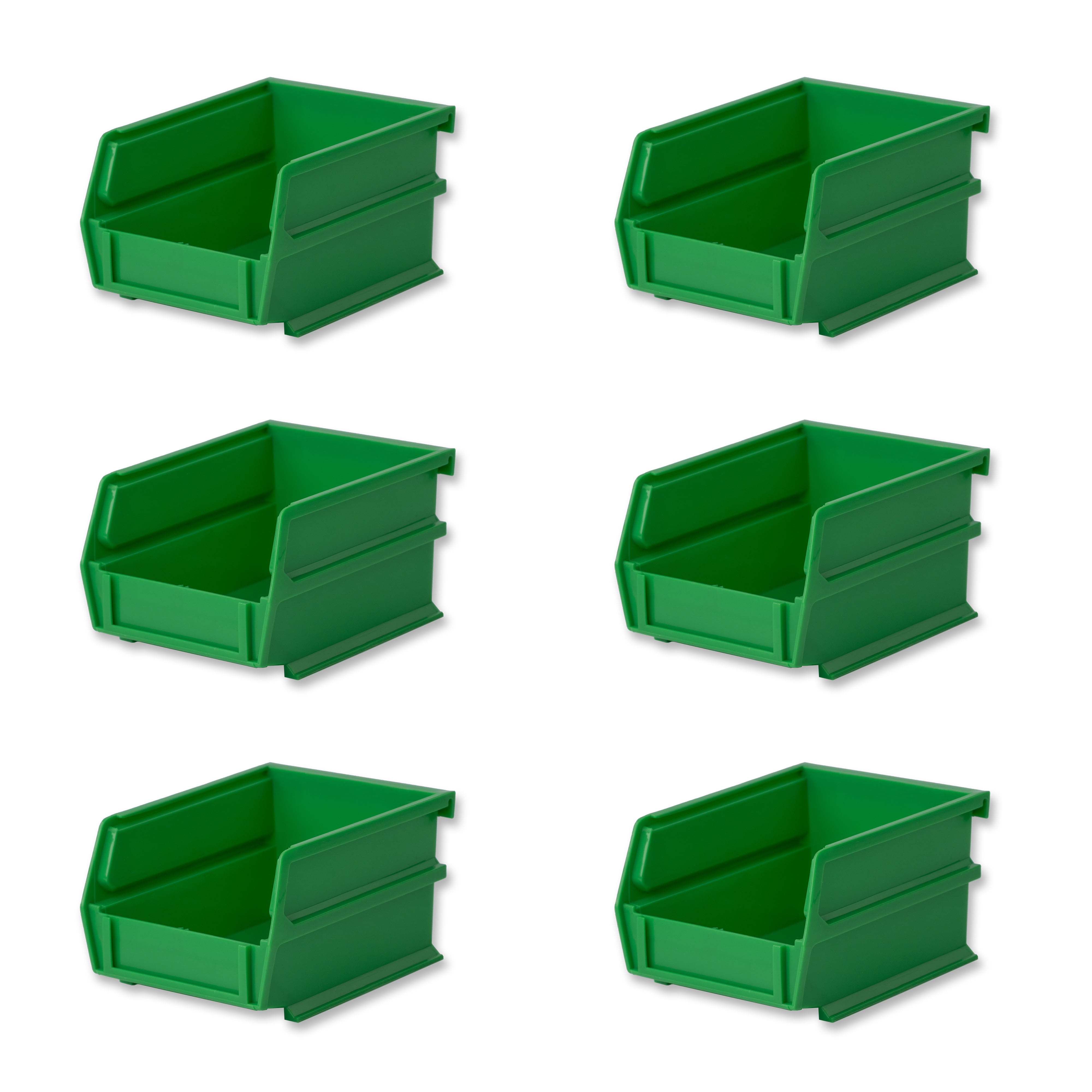 LocBin 5-3/8 In. L x 4-1/8 In. W x 3 In. H Green Stacking, Hanging ...