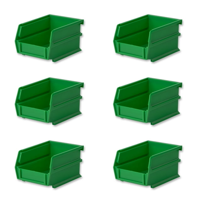 LocBin 5-3/8 In. L x 4-1/8 In. W x 3 In. H Green Stacking, Hanging ...