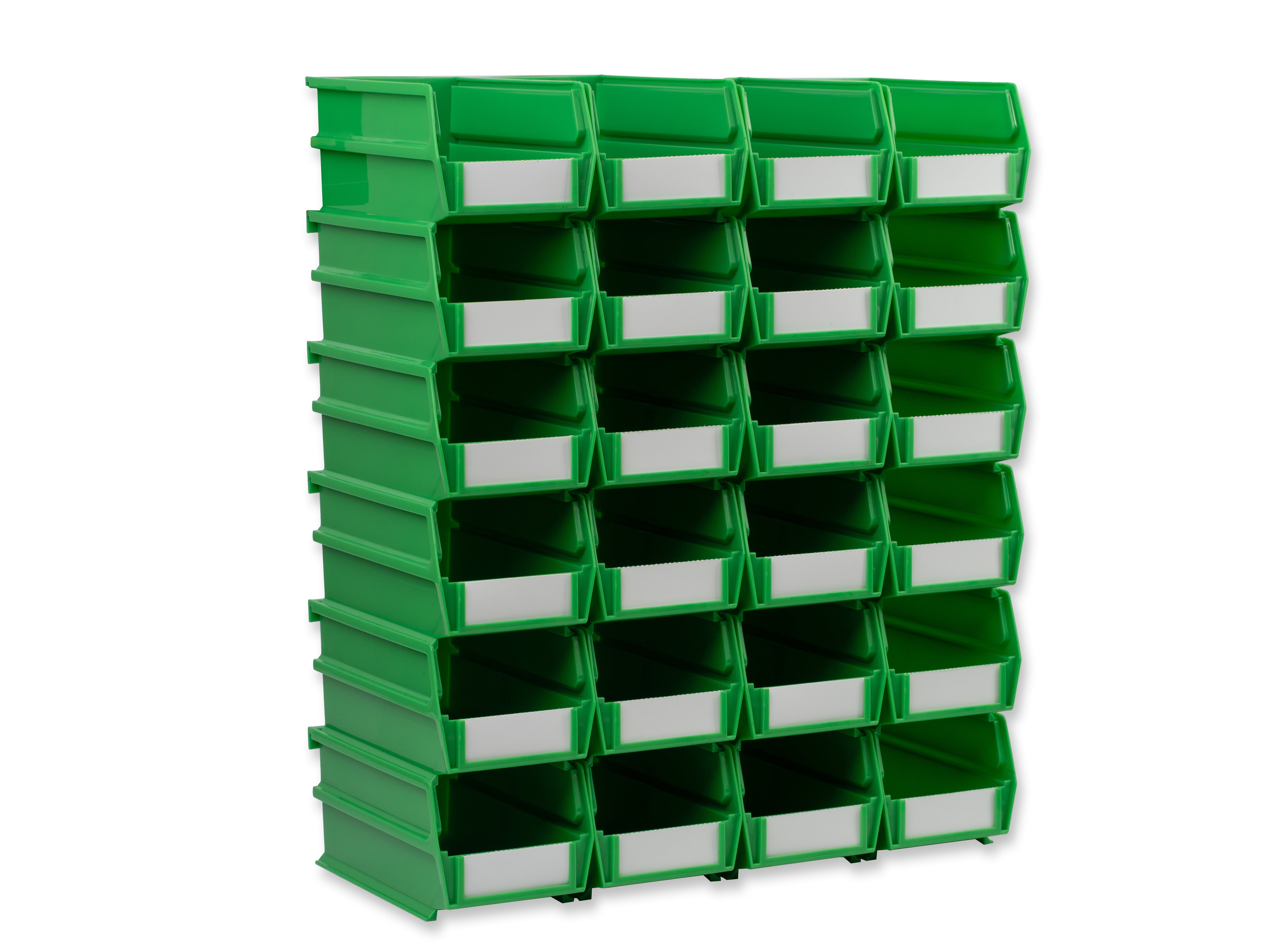 LocBin 7-3/8 In. L x 4-1/8 In. W x 3 In. H Green Stacking, Hanging ...