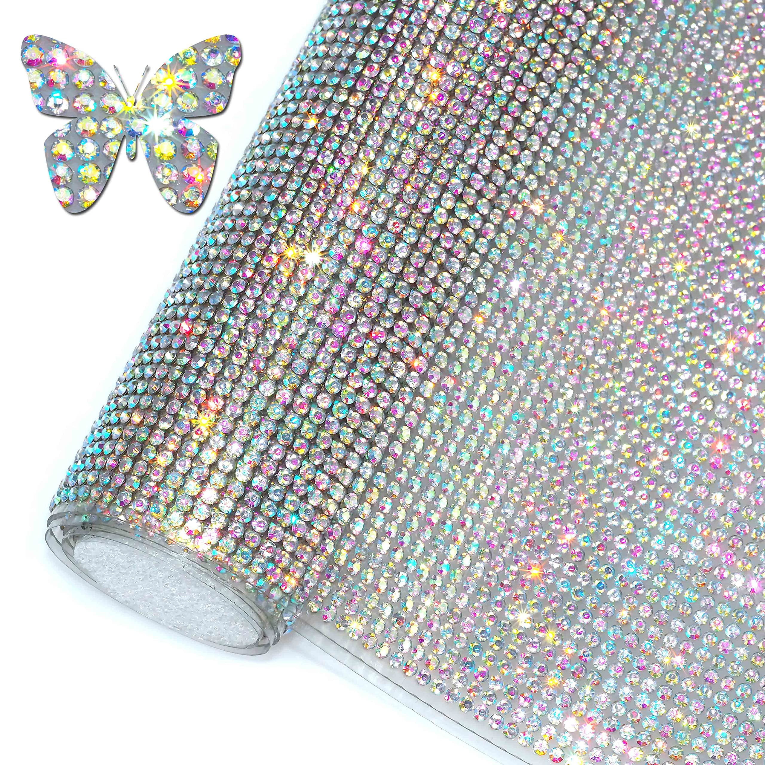 Locacrystal Bling Rhinestone Sticker DIY Car Decoration Stickers Self ...