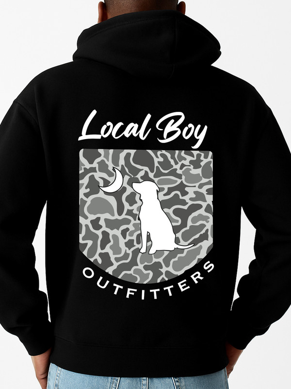 Local Boy Outfitters sweatshirt for men machine washable black Winter ...