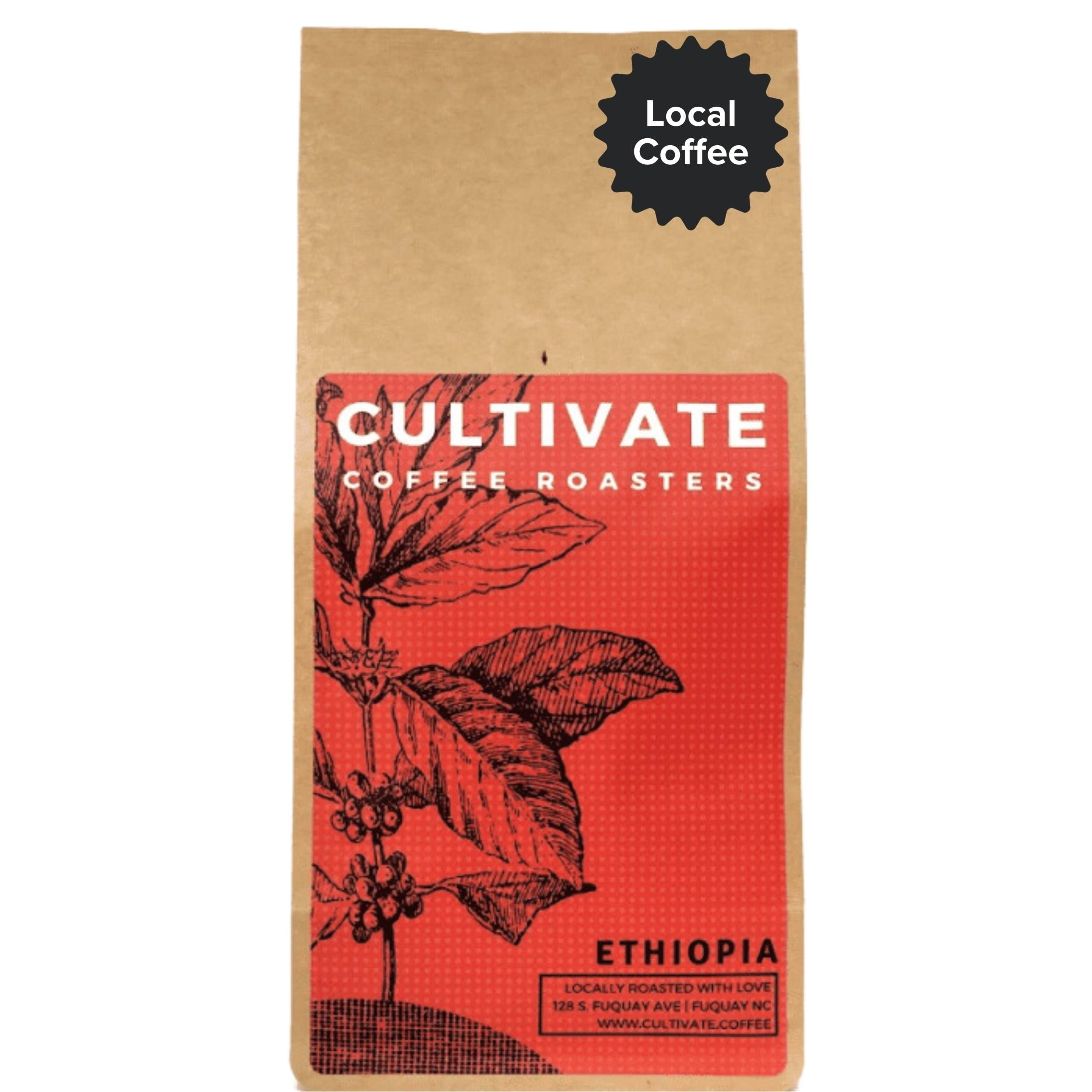 Local Cultivate Coffee Ethiopia Light Roast, Whole Bean Coffee ...