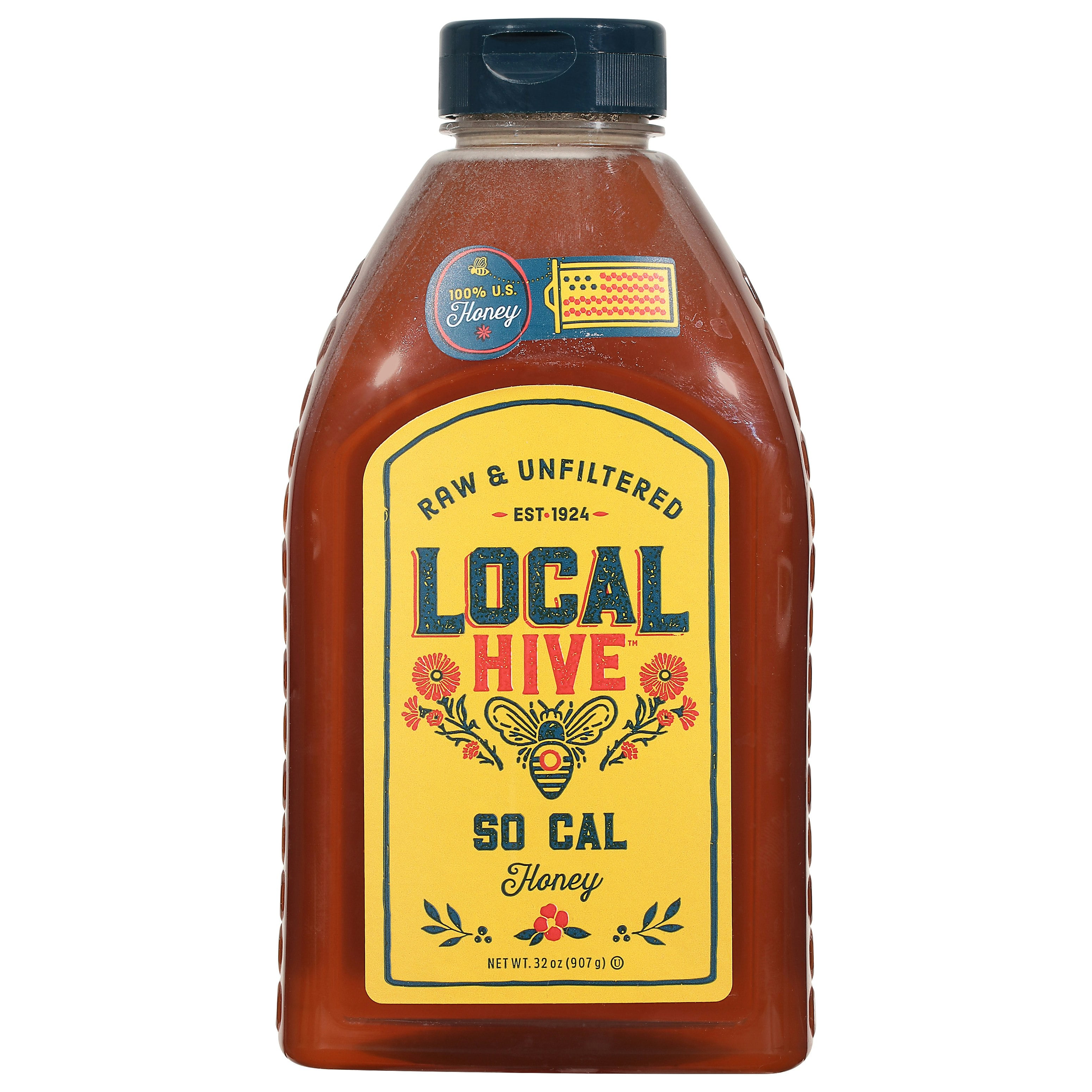 Local Hive So Cal Honey Bottle (Pack of 6) - Walmart.com