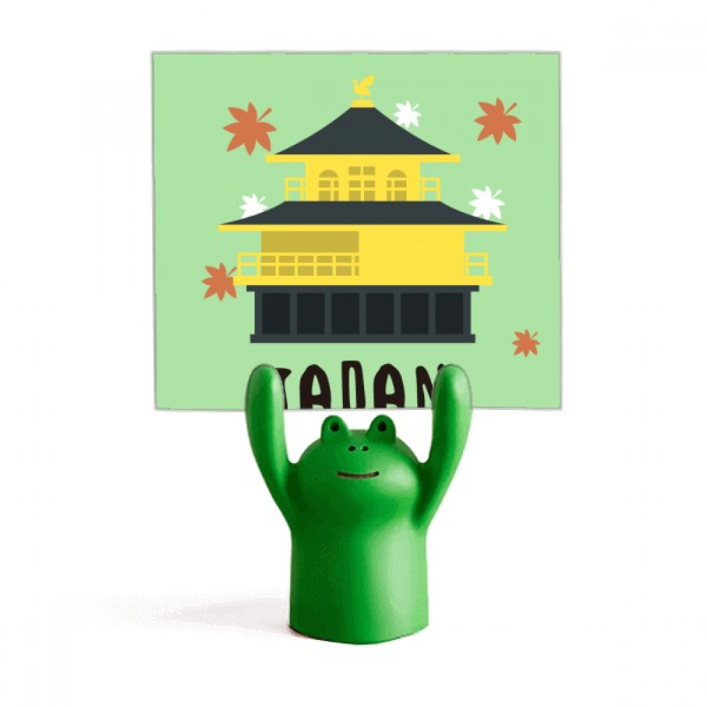 Local Japanese Travelling Building Memo Holder Cartoon Animal Frog ...