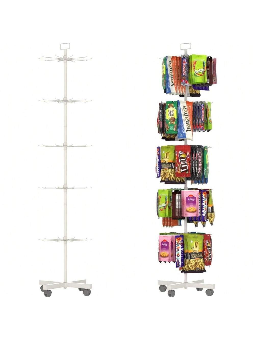 Local Warehouse ShipmentUpgraded Retail Display Stand 7 Tier Spinning ...