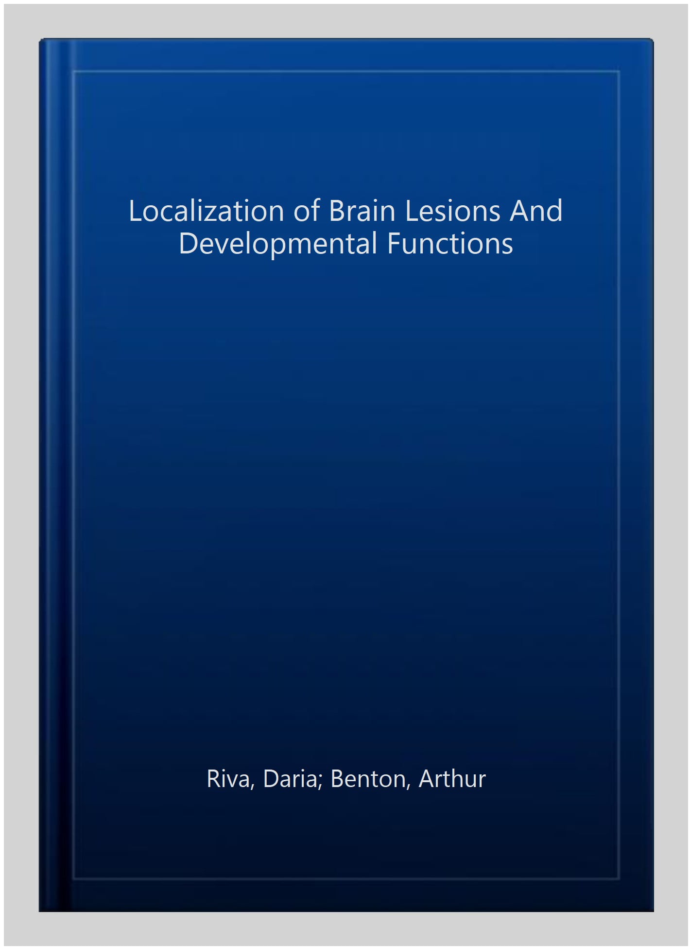 Pre-Owned Localization of Brain Lesions And Developmental Functions - Walmart.com
