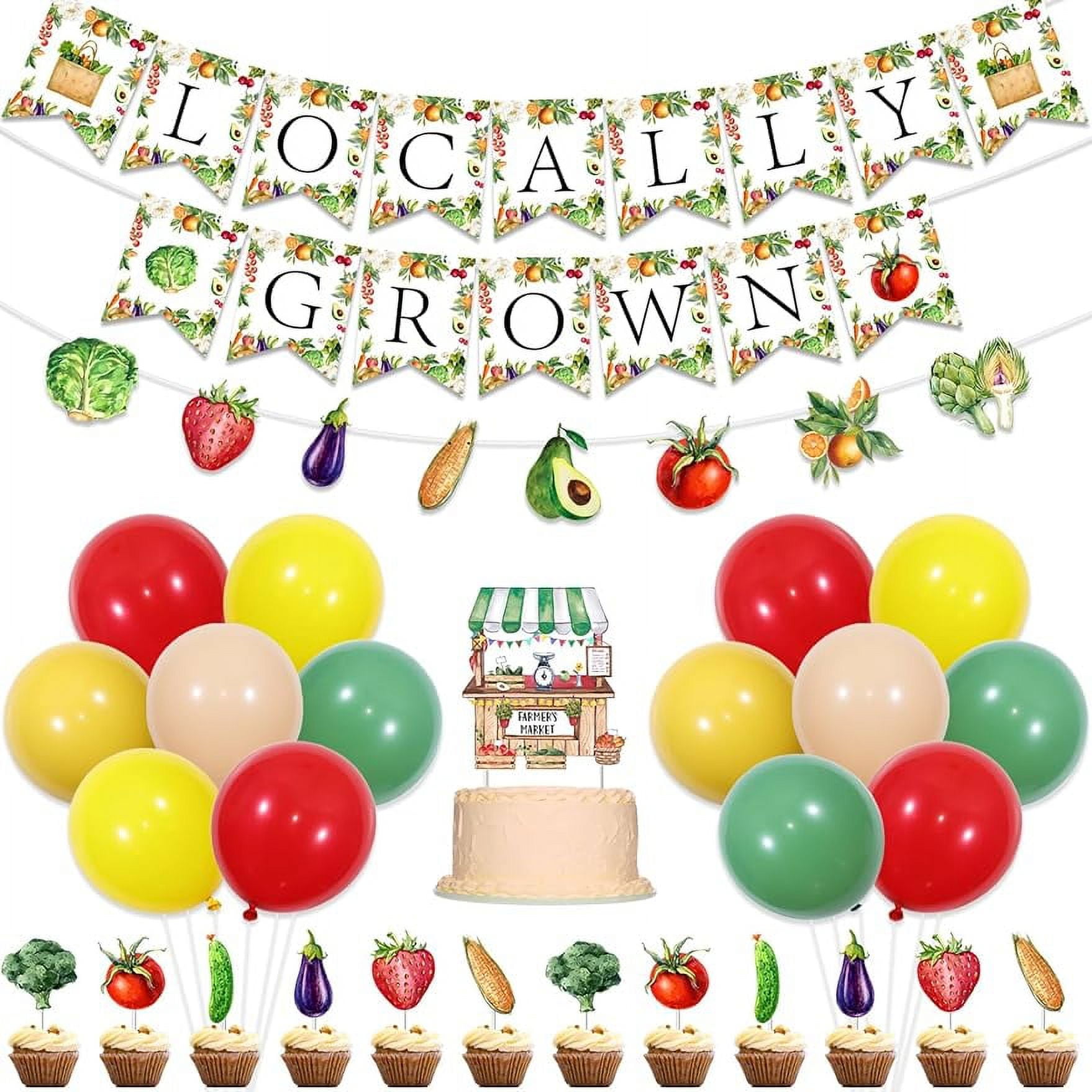 Locally Grown Baby Shower Decorations, Locally Grown Banner Balloons ...