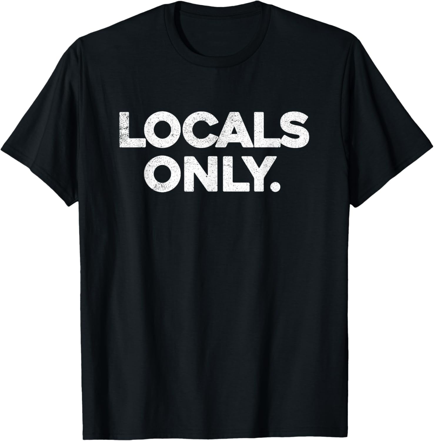 Locals Only T Shirt - Vintage Surfers Surf Funny Slogan Tee - Walmart.com