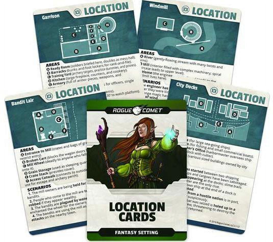 Fantasy Setting - Location Cards New - Walmart.com