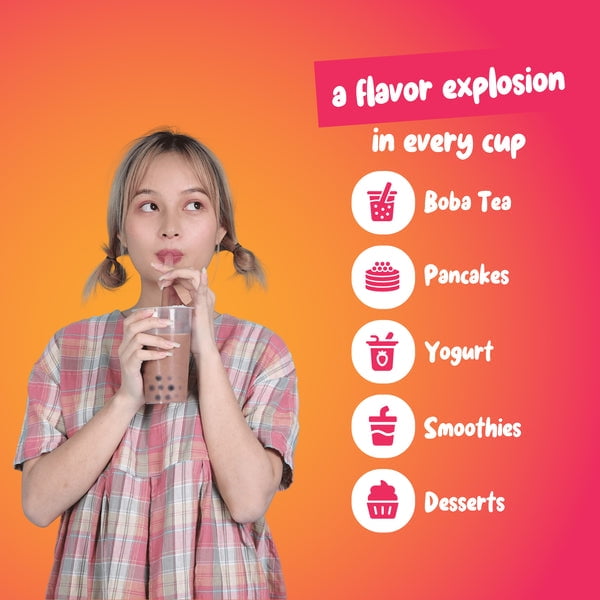 Locca Lychee Popping Boba - Bursting Flavor, Boba Kits (16 Servings ...