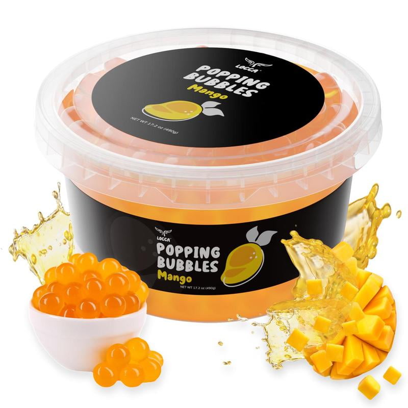 Locca Popping Boba Pearls I Bursting Strawberry Popping Juice ...