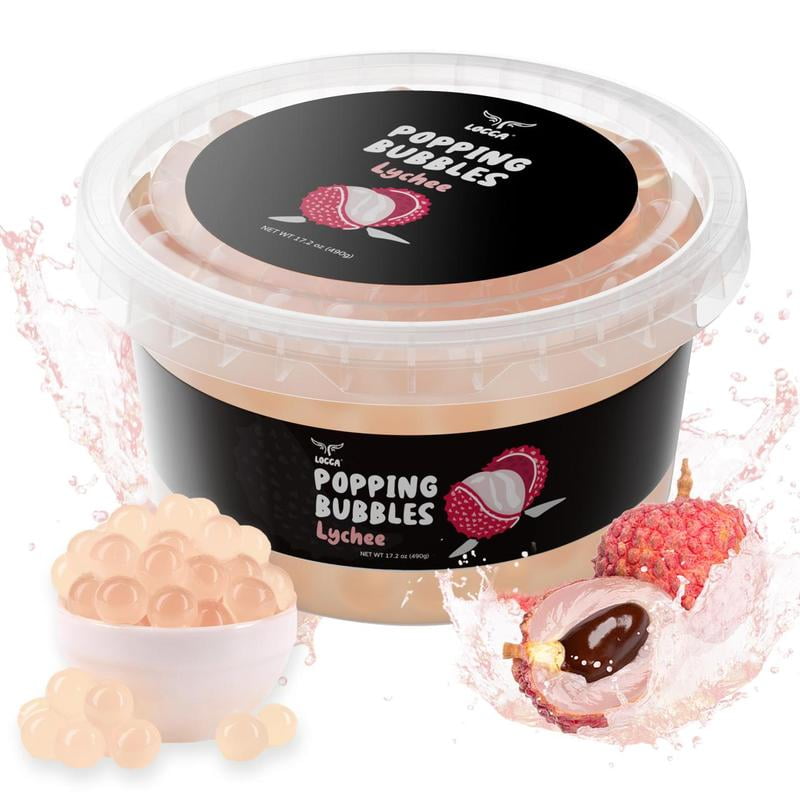 Locca Popping Boba Pearls I Bursting Strawberry Popping Juice ...