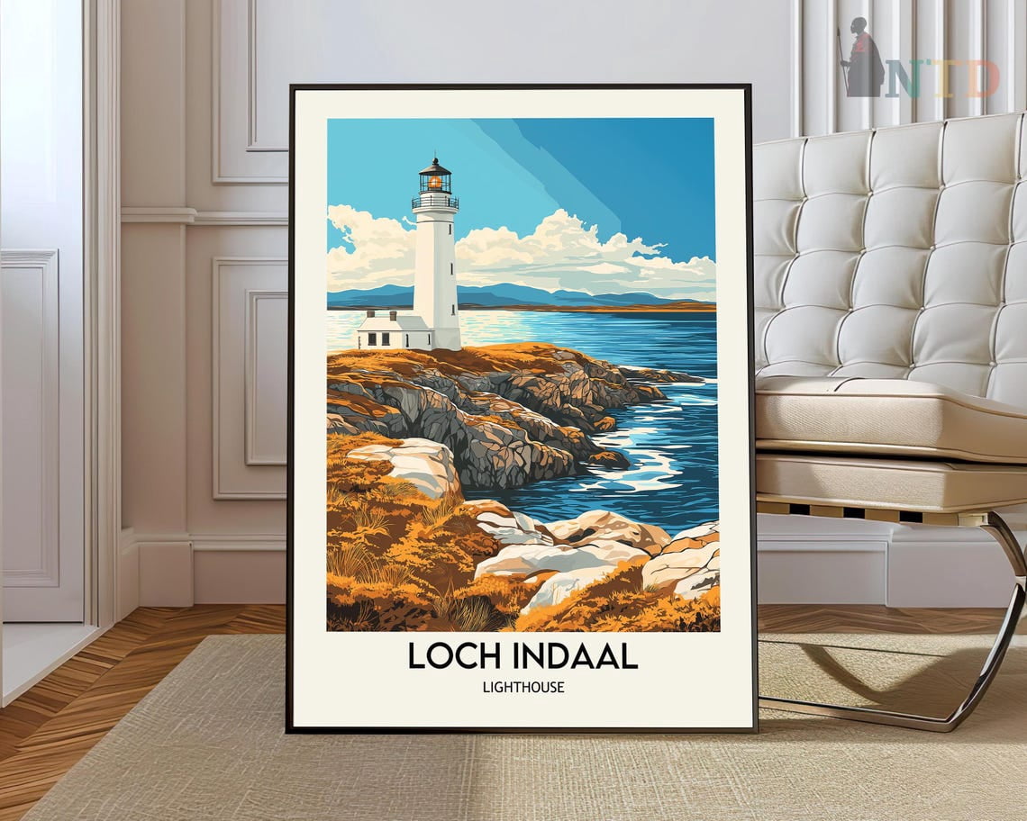 Loch Indaal Islay Scotland Poster, Unframed Canvas 8x10in - Walmart.com