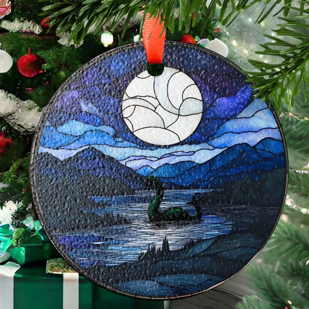 Loch Ness Monster Stained Glass SunCatcher Nessie Light Catcher Window ...